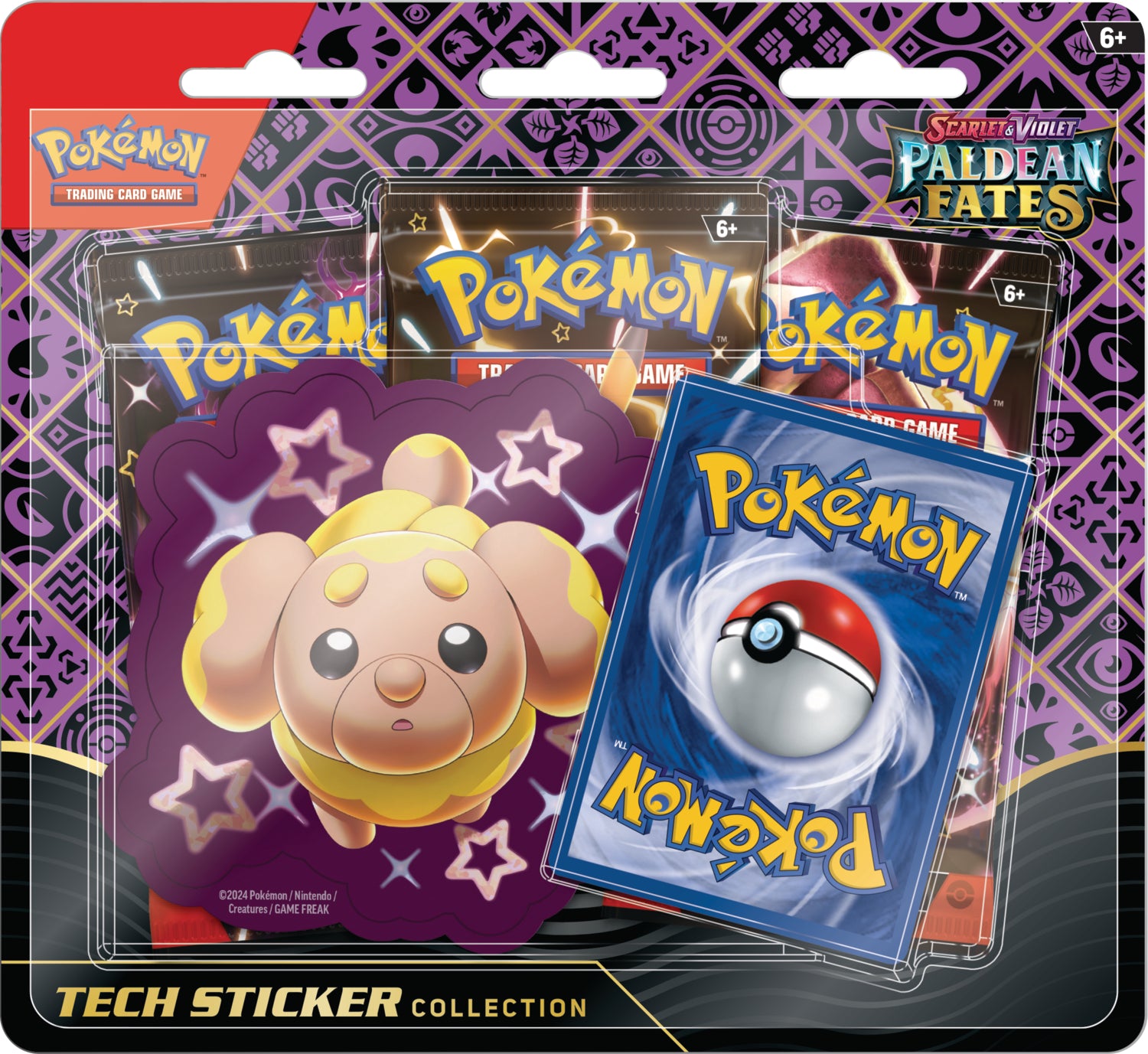 Pokémon TCG: Scarlet & Violet-Paldean Fates Tech Sticker Collection ...